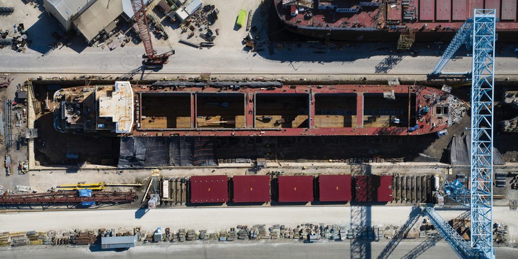 In Focus: New Interlake Vessel Takes Shape – Seaway Review
